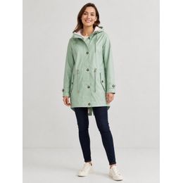 ANKERGLUT Damen Regenjacke "Friesennerz ankerglutliebe WOMEN", grau, Gr. 42, Web, Obermaterial: 100% Polyurethan. Futter: 100% Polyester, Jacken,