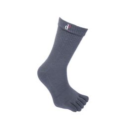 Vibram 300 df Crew Socks Outdoor Wool Bekleidung Unisex grau