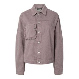 Pieces Jacke 'PCBillo' Damen Gr&ouml;&szlig;e M schlammfarben / wei&szlig; Sommerjacke