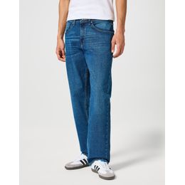 Wrangler Herren Relax-fit-Jeans "Foundation"knox, Gr. 34, Denim/Jeans, Obermaterial: 99% Baumwolle, 1% Elasthan, Jeans, mit normaler Leibh&ouml;he