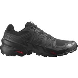 Salomon Speedcross 6 - breit (2E) Schuhe Herren schwarz 48.0