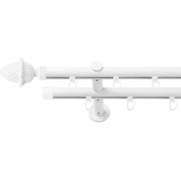 Gardinenstange SN DECO GROUP, L:180cm &Oslash;:19mm, wei&szlig;, Gardinenstangen