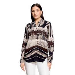 Betty Barclay Damen Hemdbluse "Damen mit Schmucksteinen", braun, Gr. 44, Obermaterial: 100% Viskose, Blusen