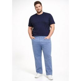 Herren 5-Pocket-Hose "Gro&szlig;e Gr&ouml;&szlig;en", blau, Gr. 72, MAN'S WORLD PLUS, unifarben, Web, Obermaterial: 98% Baumwolle, 2% Elasthan, Hosen, Angebot: in