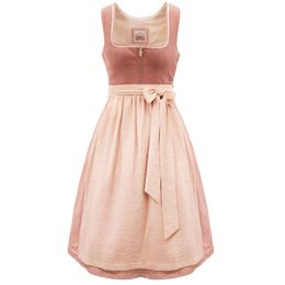 Marjo Damen Dirndl "Midi Dirndl LANGENSTEIN", rosa, Gr. 34, Obermaterial: 60% Polyester PES. 40% Viskose CV., Kleider