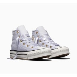 Converse M&auml;dchen Sneaker "CHUCK TAYLOR ALL STAR LIFT PLATFORM LACE", Gr. 35, wei&szlig;, Textil, Schuhe