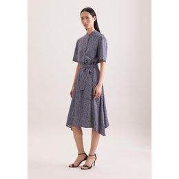 Seidensticker Damen Sommerkleid, blau, Gr. 38, bedruckt, 100% Viskose, Kleider, 1/2 Rundhals Druck