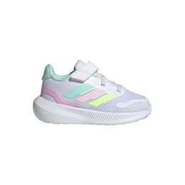 adidas Sportswear Water Shoes 'Runfalcon 5 El I' female size 20 Lemon / Mint / Rose / White