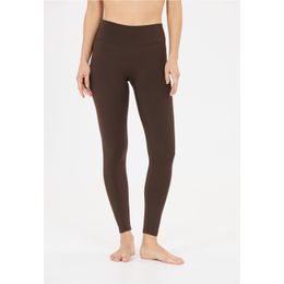 ENDURANCE ATHLECIA ATHLECIA Damen Funktionstights "Emarri"dunkelbraun, Gr. 34, unifarben, 20% Elasthan, 80% Polyamid, Hosen, mit Quick Dry-Funktion