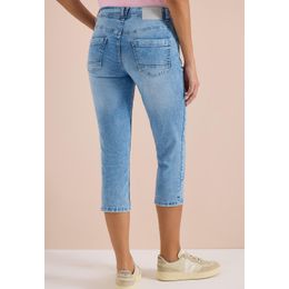 Cecil Damen Slim-fit-Jeans "Style Scarlett", blau, Gr. 29, unifarben, Denim/Jeans, Obermaterial: 78% Baumwolle, 20% Polyester, 2% Elasthan. Futter: