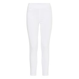 oxmo Damen Leggings "Leggings OXKeily", wei&szlig;, Gr. S, Obermaterial: 75% Viskose CV. 21% Nylon NY. 4% Elasthan EL., Hosen