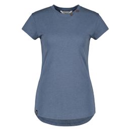 alife and kickin ALIFE & KICKIN Damen Rundhalsshirt, blau, Gr. XS, 50% Viskose, 50% Baumwolle, Shirts, leichtes T-Shirt aus Materialmix mit Rundhals und Modal