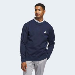 Herren Sweatshirt "ULTIMATE365 CLIMAWARM, RUNDHALSAUSSCHNITT", blau, Gr. XL, adidas Performance, Obermaterial: 93% Polyester, 7% Elasthan, Sweatshirts