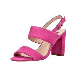 H&ouml;gl H&Ouml;GL Damen High-Heel-Sandalette "H&ouml;gl Sandalen Veloursleder", Gr. 37, pink, Veloursleder, Schuhe