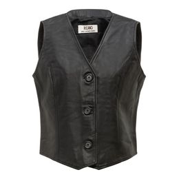 RICANO Damen Lederjacke "Lederjacke Flavia", schwarz, Gr. M, Obermaterial: 100% Lammnappaleder LANA. Futter: 100% Polyester PES., Jacken,