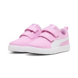 Puma M&auml;dchen Sneaker "COURTFLEX V3 V PS", Gr. 34, pink, Synthetik, Schuhe, f&uuml;r vielseitige Aktivit&auml;ten, mit Textil-Innenfutter