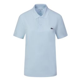Lacoste Damen Poloshirt "Lacoste DH5522 Poloshirt Damen Bekleidung"hellblau, Gr. XL, 57% Baumwolle, 32% Polyester, 11% Elasthan, Shirts