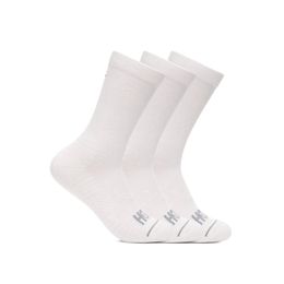 Hoka One One Hoka Crew Run Sock 3-Pack Bekleidung Unisex wei&szlig;