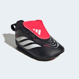 Baby Krabbelschuh "PREDATOR KIDS CRIB, UMSCHLAGBARE ZUNGE", adidas Performance, Gr. 20, schwarz, Synthetik, Schuhe, f&uuml;r Kinder