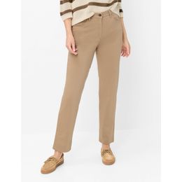 Raphaela by Brax Damen Five-Pocket-Hose Style CORRY NOUGAT, hellbraun, Gr. 36