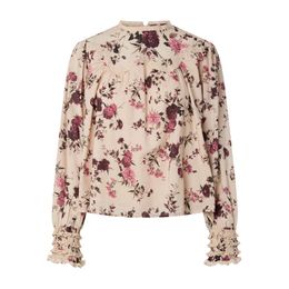 Y.A.S YAS Bluse 'YASSille' Damen Gr&ouml;&szlig;e XL beige / dunkelgr&uuml;n / hellpink / weinrot