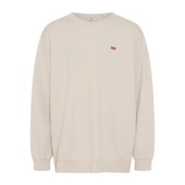 LEVI'S&reg; PLUS LEVI'S PLUS Herren Sweatshirt "BIG ORIGINAL HM CREW", beige, Gr. XXL, Sweatware, Obermaterial: 100% Baumwolle, Sweatshirts, mit Batwing-Logobadge