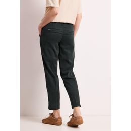 Street One Damen Chinohosepine grove gr&uuml;n, Gr. 46, unifarben, Stoff, 60% Lyocell, 37% Baumwolle, 3% Elasthan, Hosen, Middle Waist
