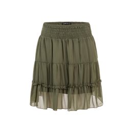 CLOUD 5IVE Damen Minirock "CLOUD 5IVE Skirt", gr&uuml;n, Gr. XS, unifarben, 100% Polyester, R&ouml;cke
