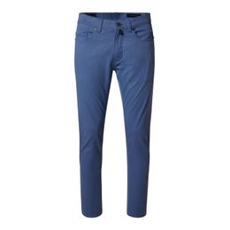 Pierre Cardin Herren Chinohose "Lyon", blau, Gr. 32, uni, Obermaterial: 97% Baumwolle CO. 3% Elasthan EL., Hosen, Five-Pocket