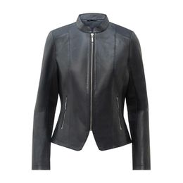 RICANO Damen Kurzjacke "Lederjacke Abigale", schwarz, Gr. S, Obermaterial: 100% Lammnappaleder LANA. Futter: 100% Polyester PES., Jacken,