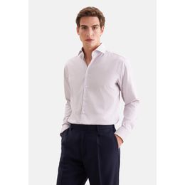 Seidensticker Herren Businesshemd "Schwarze Rose", wei&szlig;, Gr. 41, gestreift, 100% Baumwolle, Hemden, Regular 1/1 Kentkragen Gestreift