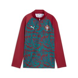 Puma Kinder T-Shirt "Portugal Aufw&auml;rmoberteil Jugendliche", rot, Gr. 116, clean, Obermaterial: 100% Polyester, Shirts