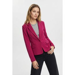 V&eacute;ro Moda VERO MODA Damen Jerseyblazer "VMJULIA LS BLAZER JRS NOOS"jazzy, Gr. 36, unifarben, Jersey, Obermaterial: 66% Polyester, 34% Baumwolle, Blazer,
