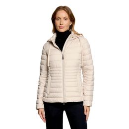 Betty Barclay Damen Steppjacke "Damen mit abnehmbarer Kapuze", beige, Gr. 38, Obermaterial: 100% Polyester. F&uuml;llung: 100% Polyester, Jacken