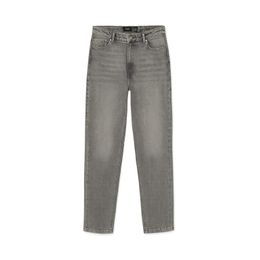 V&eacute;ro Moda VERO MODA Damen Mom-Jeans "VMNICKIE HR MOM JEANS BLACK MIX NOOS", grau, Gr. 27, leichte Abriebeffekte, Denim/Jeans, Obermaterial: 99% Baumwolle, 1%