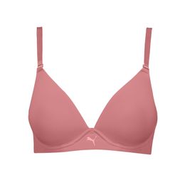 Puma Damen Soft-BH "Puma WOMEN MICROFIBER SOFT PADDED BRA 1P", Gr. 75dusty pink, Mikrofaser, Obermaterial: 70% Polyamid, 30% Elasthan, BHs, mit