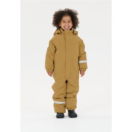 ZIGZAG M&auml;dchen Schneeoverall "Vally", beige, Gr. 122, 100% Polyester, Overalls, mit wasser- und winddichter Membran