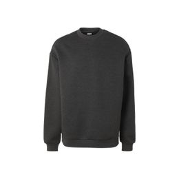 Urban Classics Herren Sweater "Urban Classics Fluffy Crewneck"charcoal, Gr. S, unifarben, 70% Baumwolle, 30% Polyester, Sweatshirts