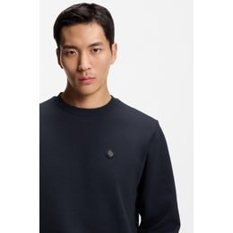 BOSS Herren Sweatshirt "C-Sharpe"dunkelblau404, Gr. M, unifarben, Sweatware, Obermaterial: 86% Baumwolle, 14% Polyester, Sweatshirts, Regular Fit,
