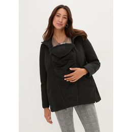 bonprix Damen Umstandsjacke, schwarz, Gr. 48, unifarben, Obermaterial: 100% Polyester. Futter: 100% Polyester. Wattierung: 100% Polyester, Jacken,