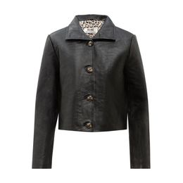 RICANO Damen Lederjacke "Lederjacke Juliette", schwarz, Gr. L, Obermaterial: 100% Lammnappaleder LANA. Futter: 100% Polyester PES., Jacken,