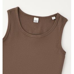 IDO M&auml;dchen T-Shirt "GIRL SUMMER T-SHIRT", braun, Gr. 128, 95% Baumwolle, 5% Elasthan, Shirts