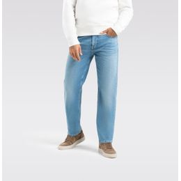 MAC Herren Regular-fit-Jeans "Rick", blau, Gr. 34, unifarben, Denim/Jeans, Obermaterial: 99% Baumwolle, 1% Elasthan, Jeans, im Five-Pocket Style