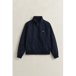 Gant Herren Bomberjacke "HAMPSHIRE JACKET", blau, Gr. 4XL, unifarben, Web, Obermaterial: 83% Polyester, 17% Baumwolle, Jacken, Regular fit mit