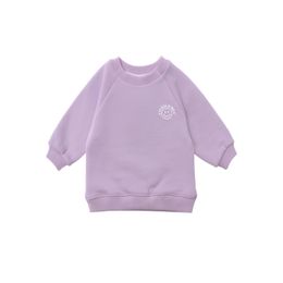 Liliput Jungen Sweatshirt "Schulkind"flieder, Gr. 110, bedruckt, 80% Baumwolle, 20% Polyester, Sweatshirts, mit dezentem Druck