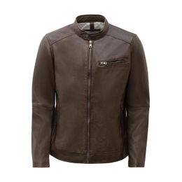 RICANO Herren Lederjacke "Lederjacke Andre", braun, Gr. L, Obermaterial: 100% Lammnappaleder LANA. Futter: 100% Baumwolle CO., Jacken, Handgefertigt