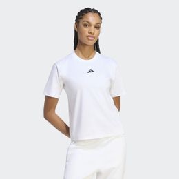 Damen T-Shirt "ADIDAS Z.N.E", wei&szlig;, Gr. L, adidas Sportswear, Obermaterial: 100% Baumwolle, Shirts, sportlicher Stil, mit Rundhalsausschnitt, ohne