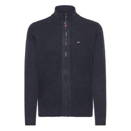 FQ1924 Herren Strickjacke "Strickjacke FQGranby", blau, Gr. S, Obermaterial: 100% Baumwolle CO., Strickjacken