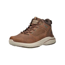 Damen Schn&uuml;rstiefelette "Dockers by Gerli Stiefelette Lederimitat", Dockers by Gerli, Gr. 43braun, Lederimitat, Schuhe