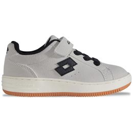 Lotto Kinder Sneaker, Gr. 26, schwarz, Synthetik, mehrfarbig, Schuhe, - mit extra breiter Elastik Schn&uuml;rung